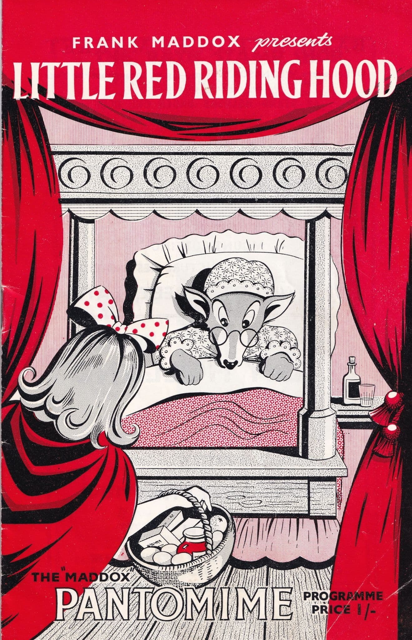 Little Red Riding Hood Maddox 1970s Bath Pantomime Theatre Programme ...