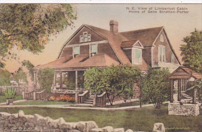 Indiana Geneva Northest View Limberlost Cabin Home Of Gene Stratton ...