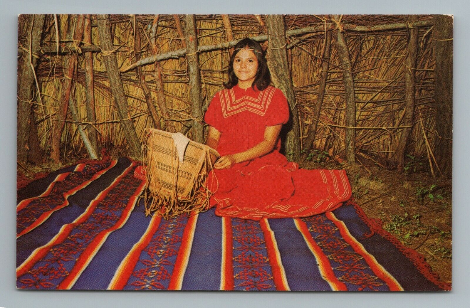 Young Apache Maiden Camp Dress Native Americans Vintage Postcard | Other / Unsorted, Postcard ...