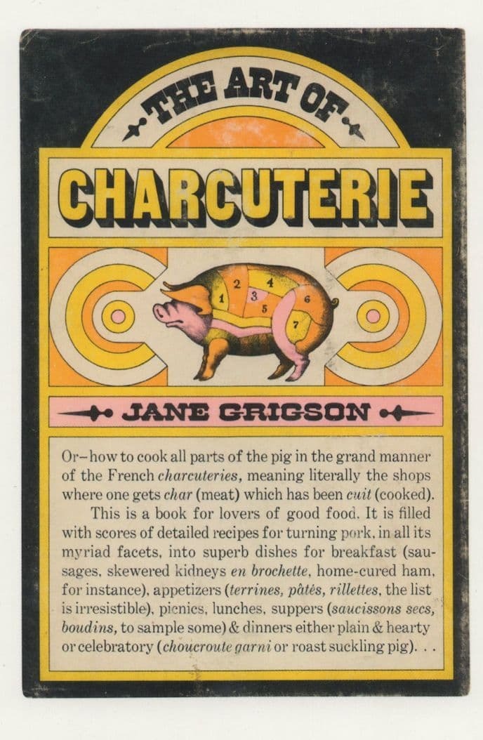 The Art Of Charcuterie Jane Grigson 1968 Recipe Book Postcard | Topics ...