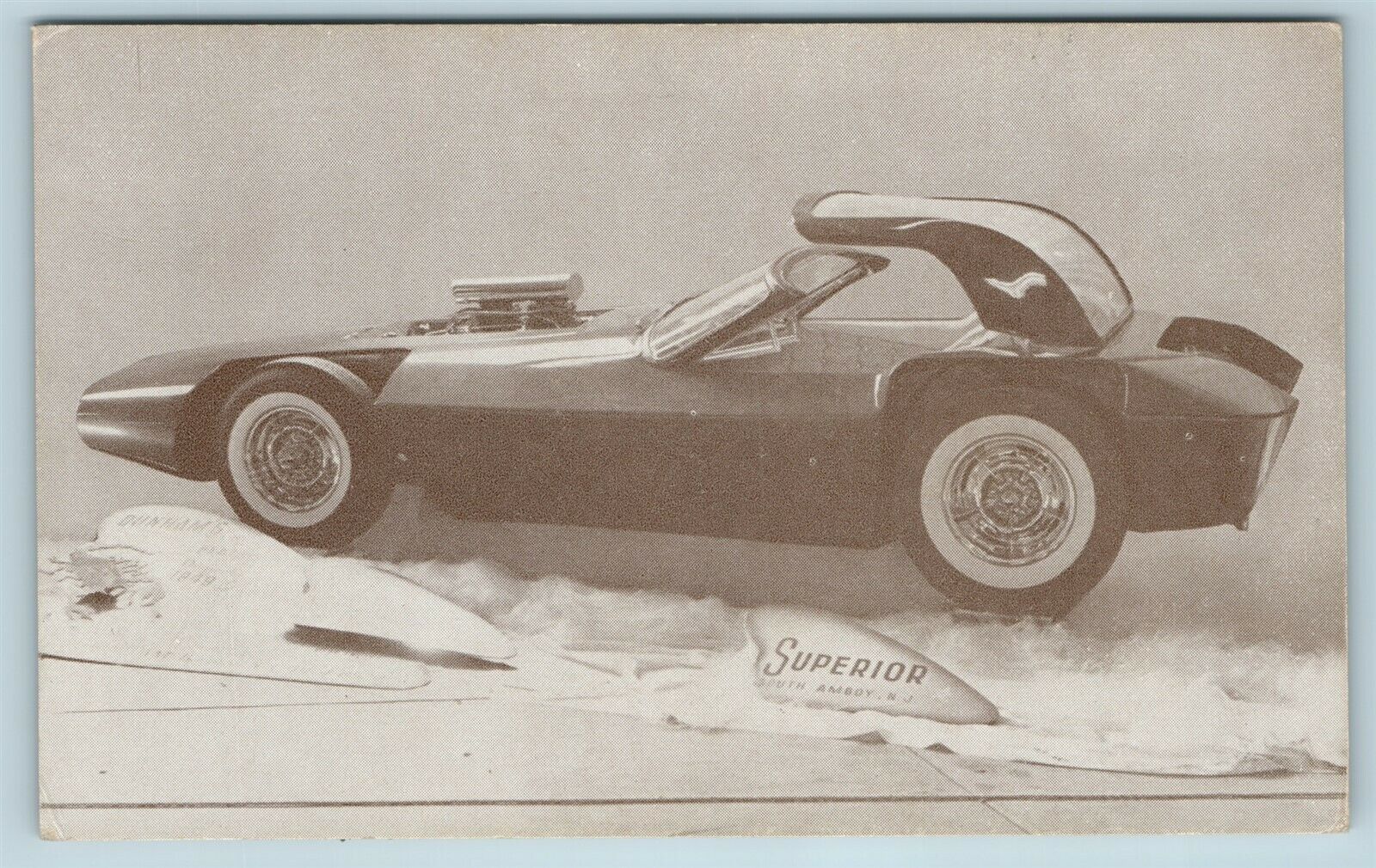 c1960s Arcade Card INTERNATIONAL CHAMPIONSHIP AUTO SHOW Scorpion Hot ...