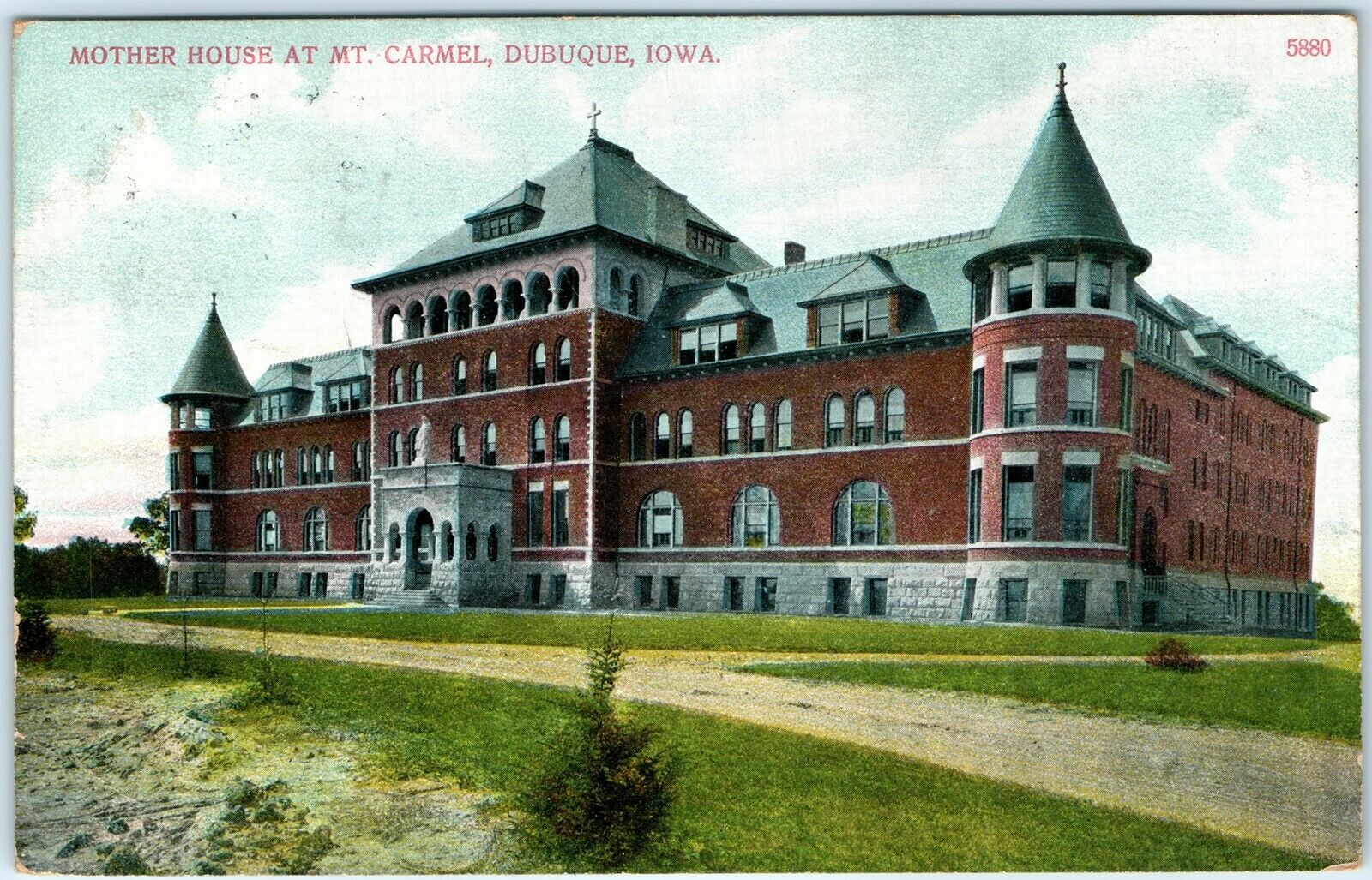 1908 Mt Carmel, Dubuque, IA Mother House Sisters Charity Blessed Virgin ...