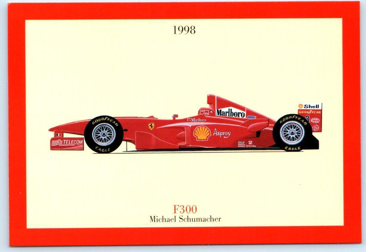 MICHAEL SCHUMACHER Race Car Driver FERRARI 1998 Advertising 4x6" Modern ...