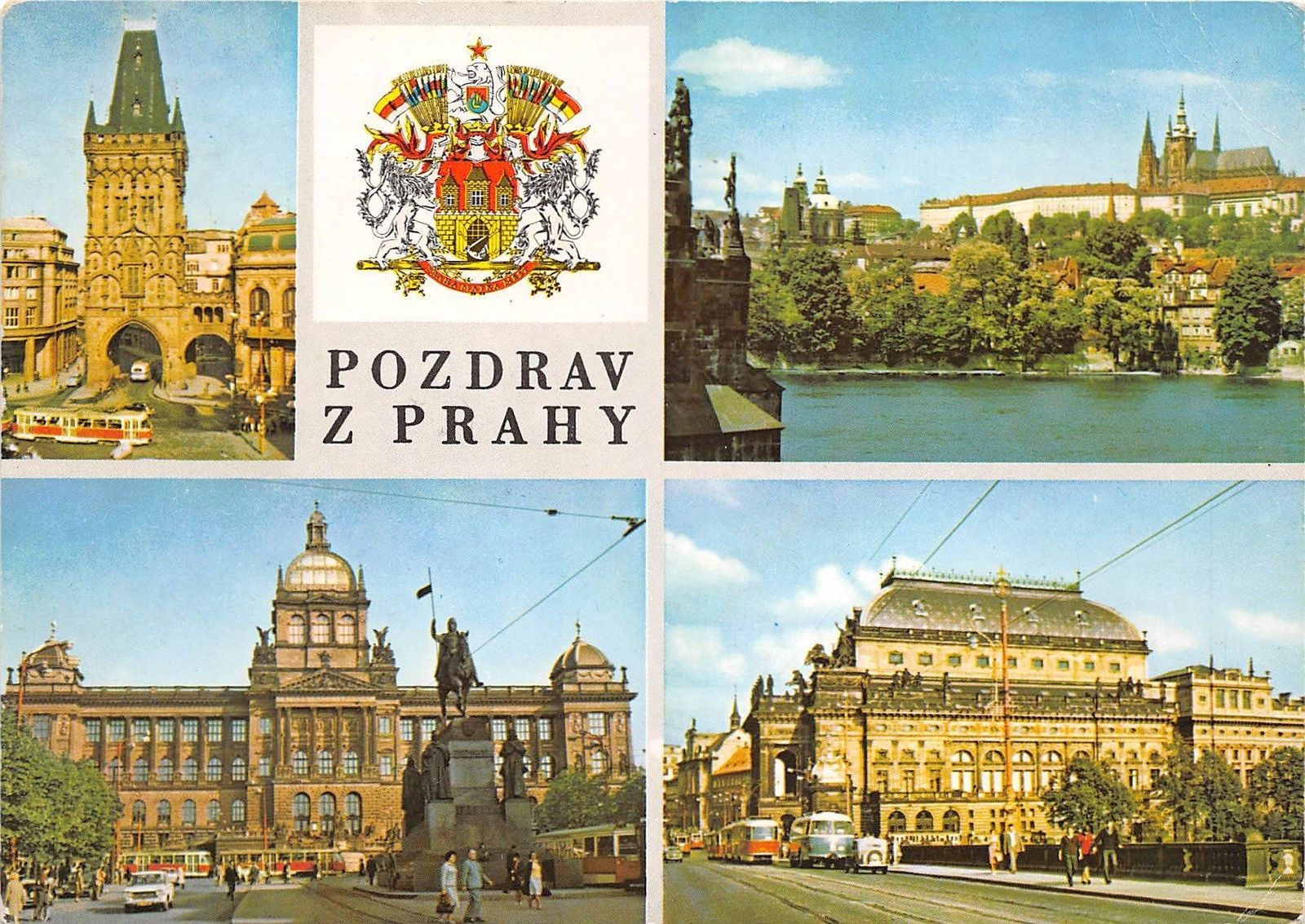 B26002 Old Tram Tramway Chemin de fer Praga | Topics - Transportation ...