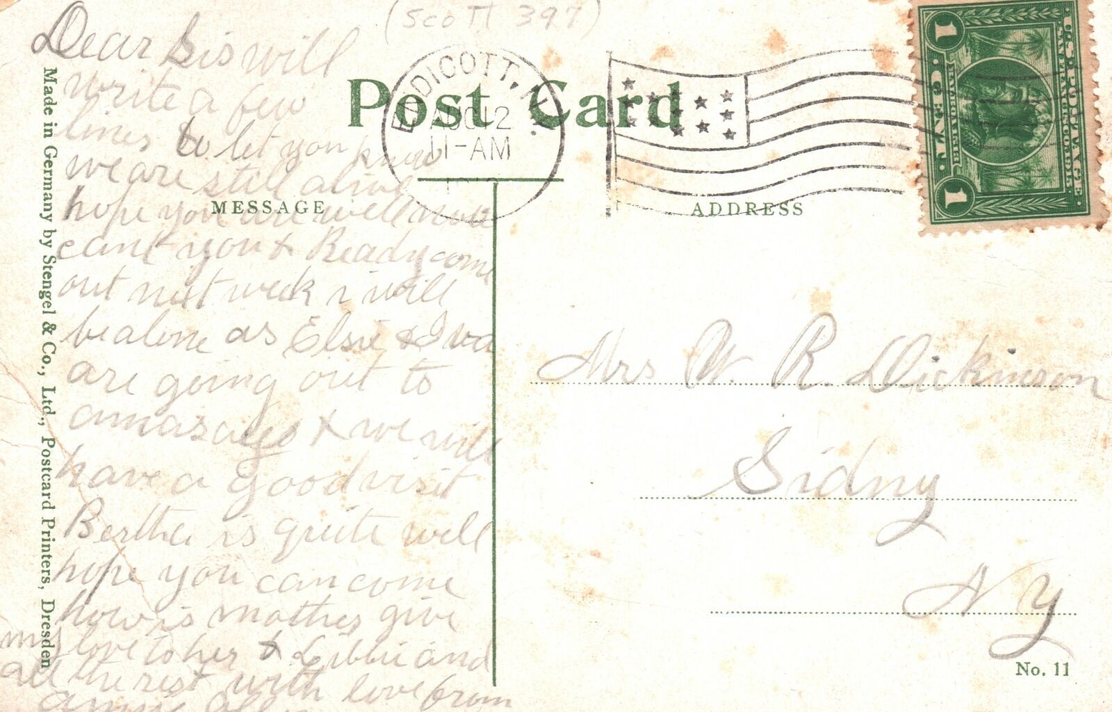 Vintage Postcard 1912 Fine Welt Factory Endicott Johnson & Co. Bldg ...