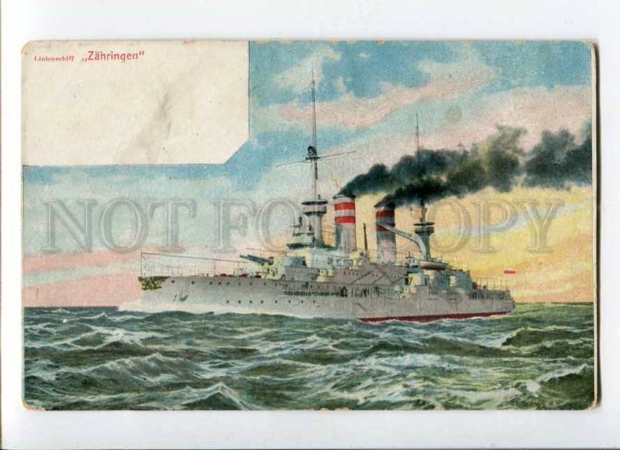 288597 GERMANY Battleship SMS ZAHRINGEN Vintage postcard | Topics ...