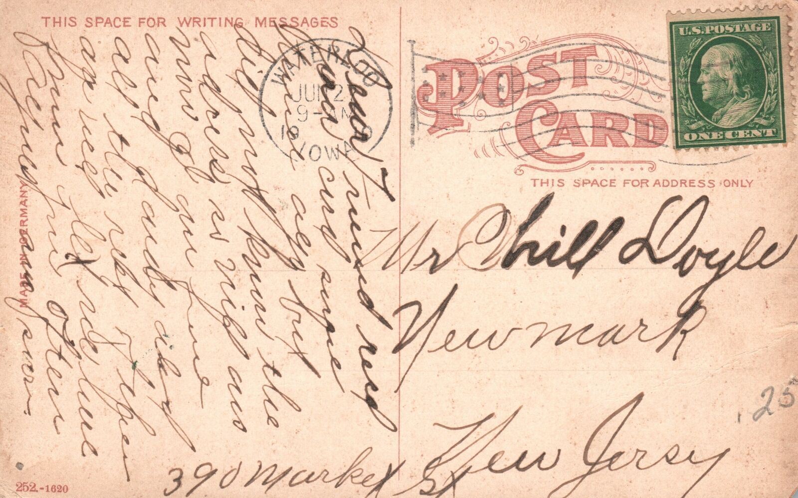 Vintage Postcard 1910 Scene on The Cedar River Waterloo Iowa Sunset ...