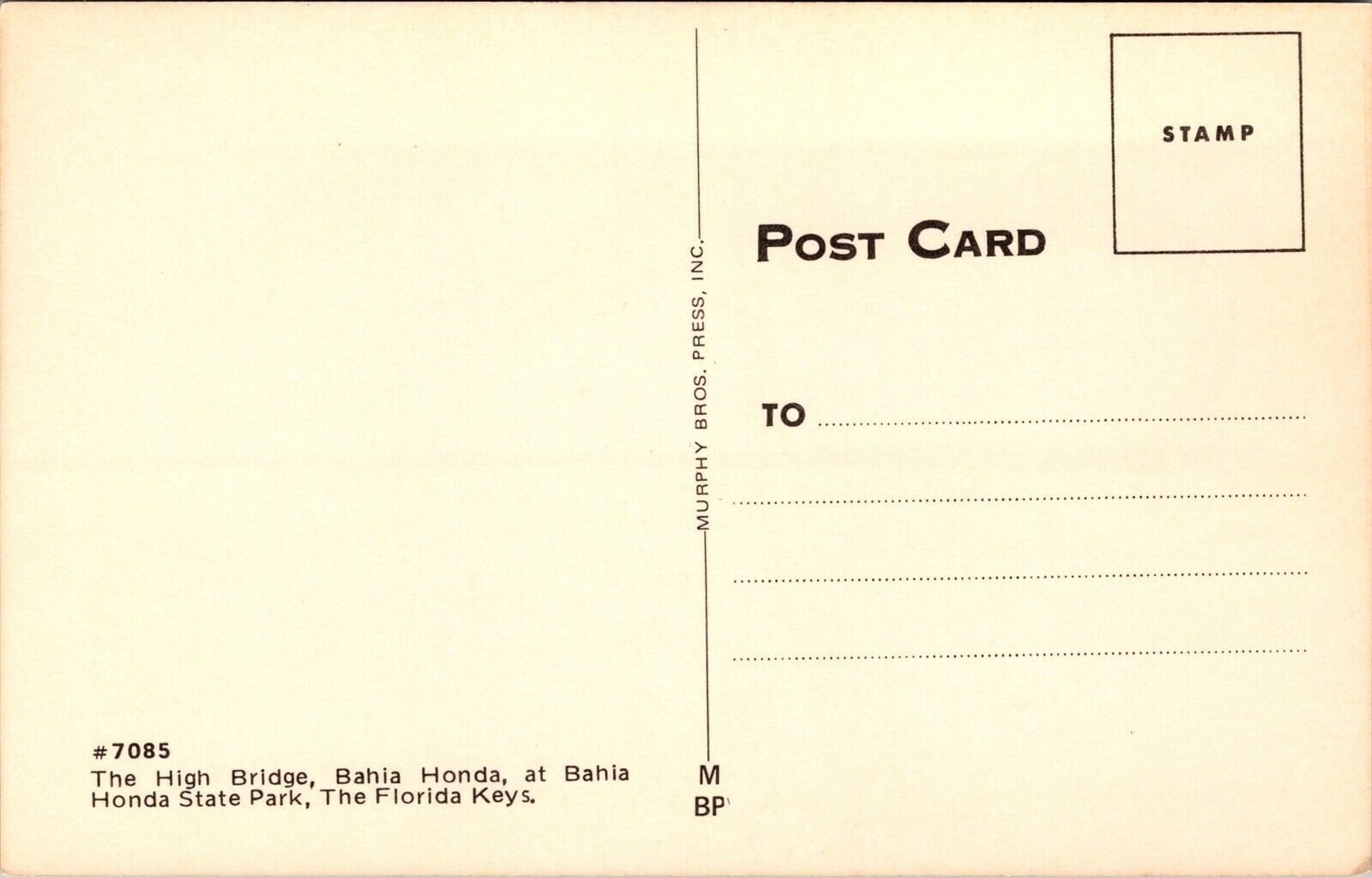 Vtg Key West FL High Bridge Bahia Honda State Park Florida Keys ...