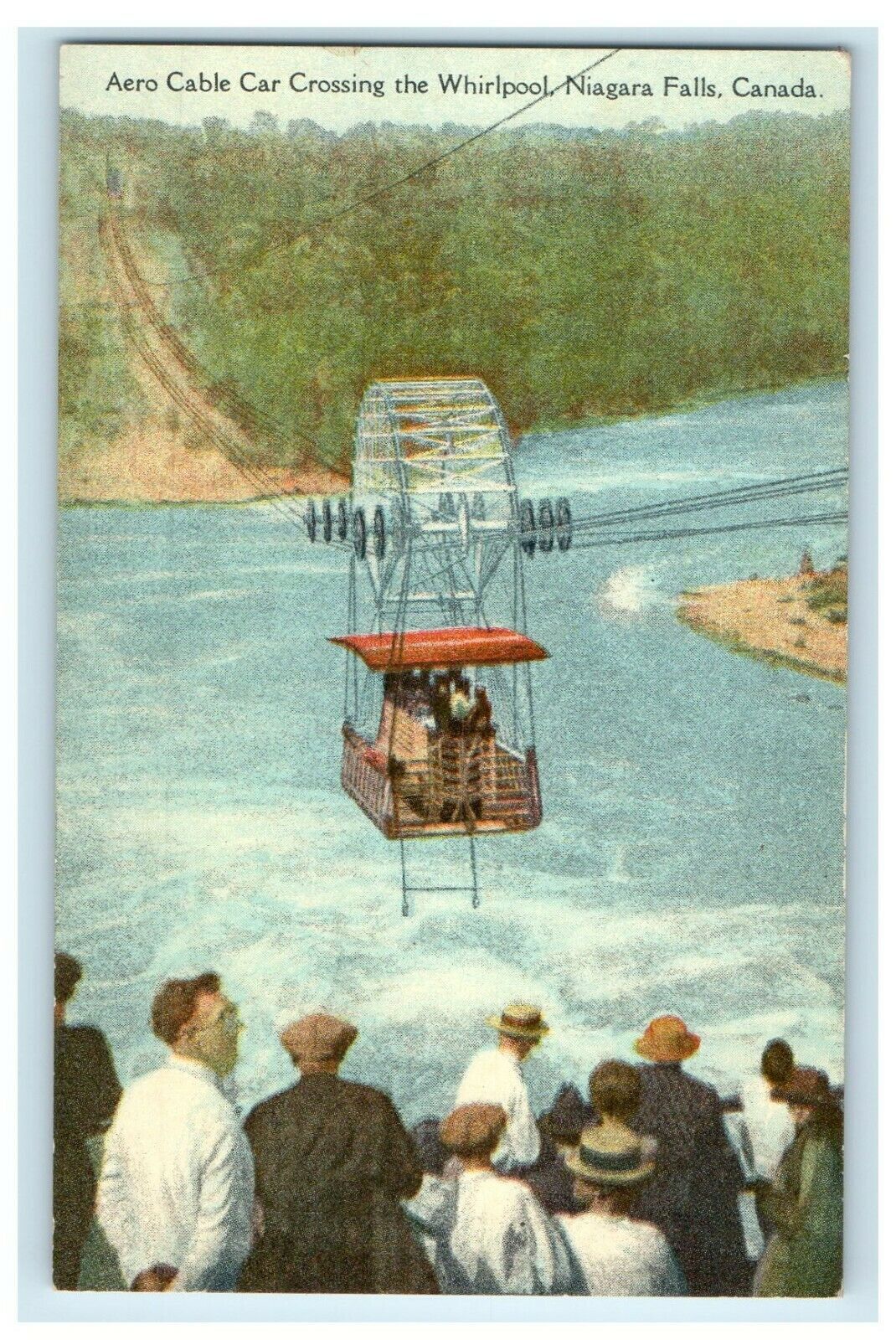 Aero Cable Car Crossing The Whirlpool Niagara Falls Canada Antique ...