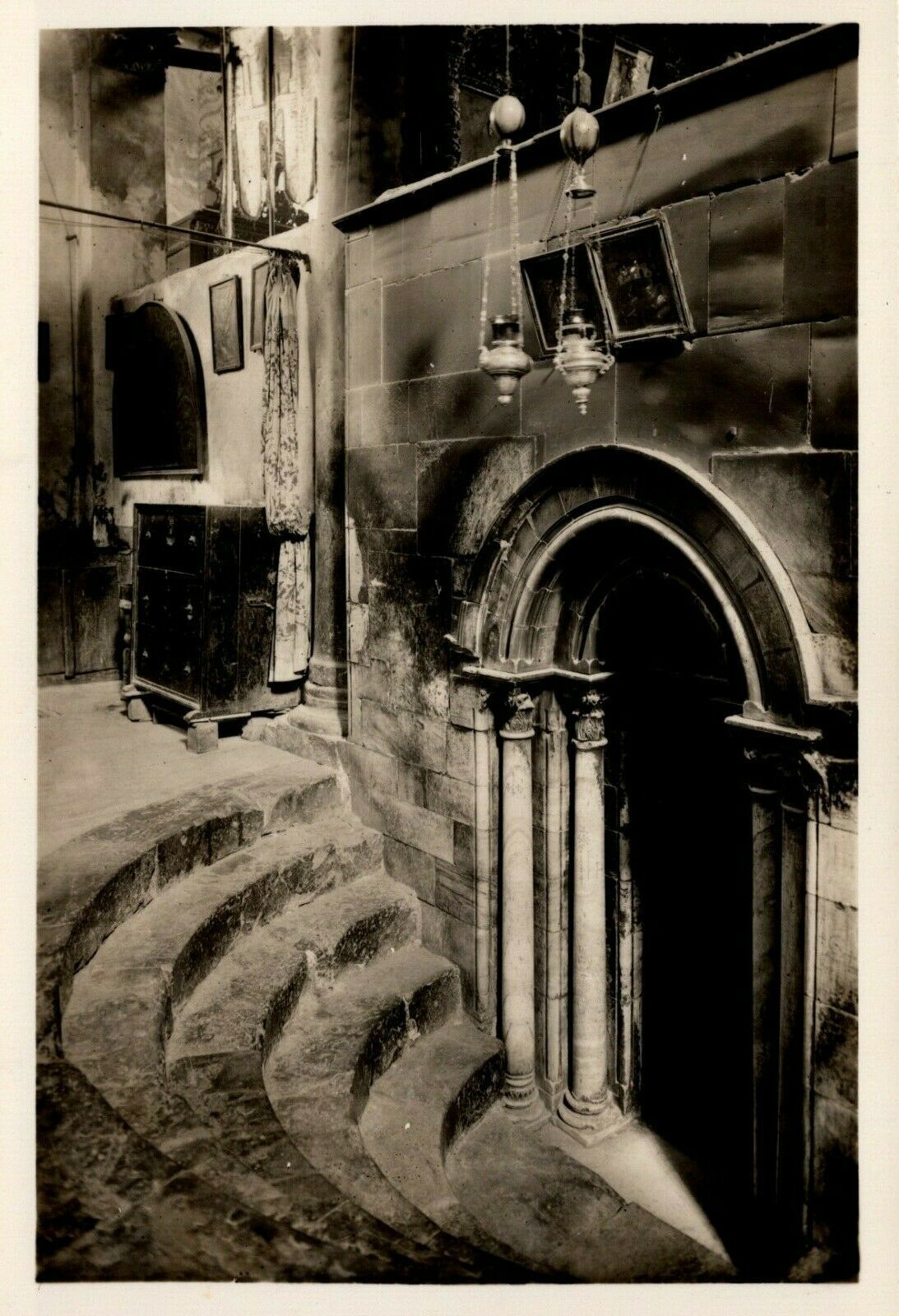 Palestine Israel the Nativity Grotto Bethlehem Vintage RPPC BS15 | Asia ...