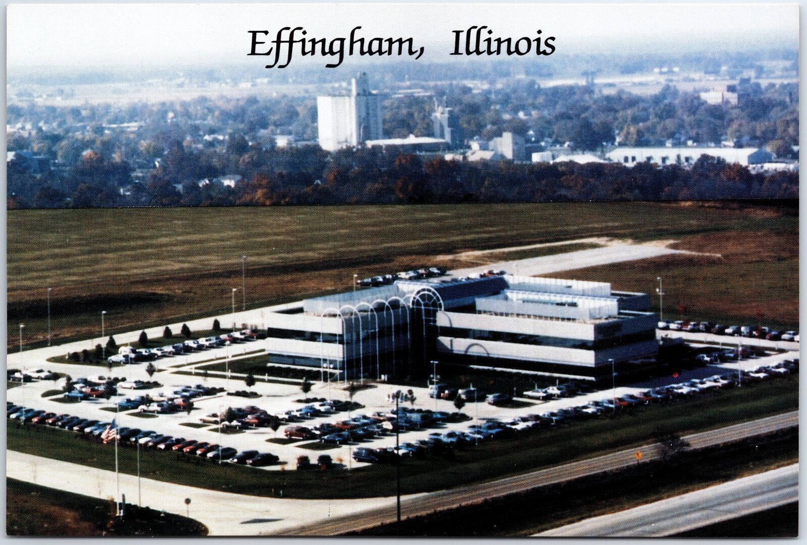 Vintage Continental Size Postcard the Network Center at Effingham ...