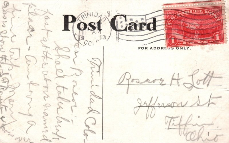 Vintage Postcard 1913 From Great Lakes To Pacific Coast Along Santa Fe ...