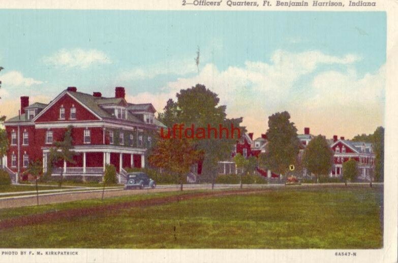 OFFICERS' QUARTERS FT. BENJAMIN HARRISON, INDIANA photo by F.M ...