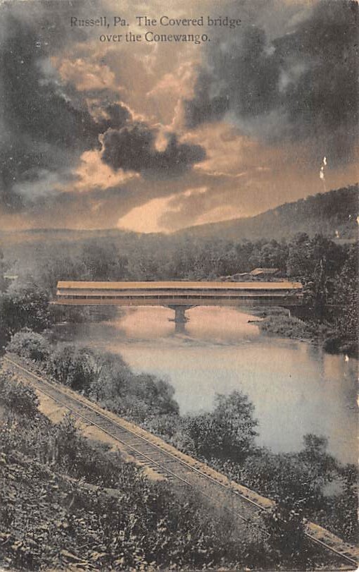 Covered Bridge over Conewango Russell, Pennsylvania PA | Topics ...