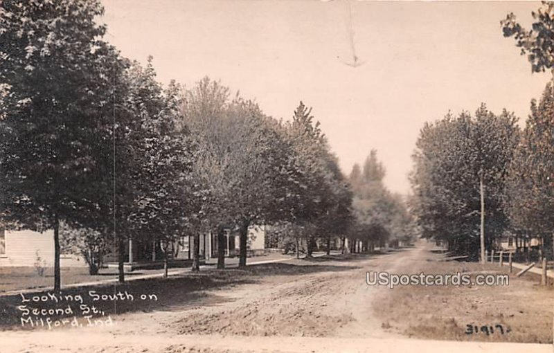 Looking South on Second Street - Milford, Indiana IN | United States ...