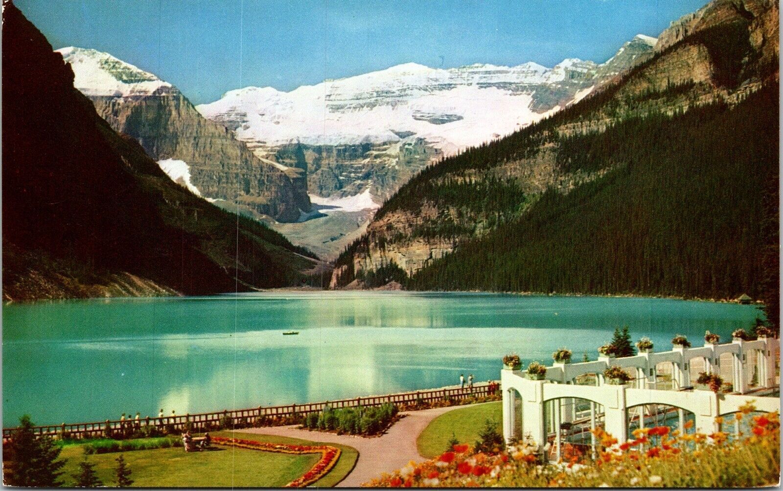 Lake Louise Mount Lefroy Victoria Glacier Canadian Rockies Chrome ...