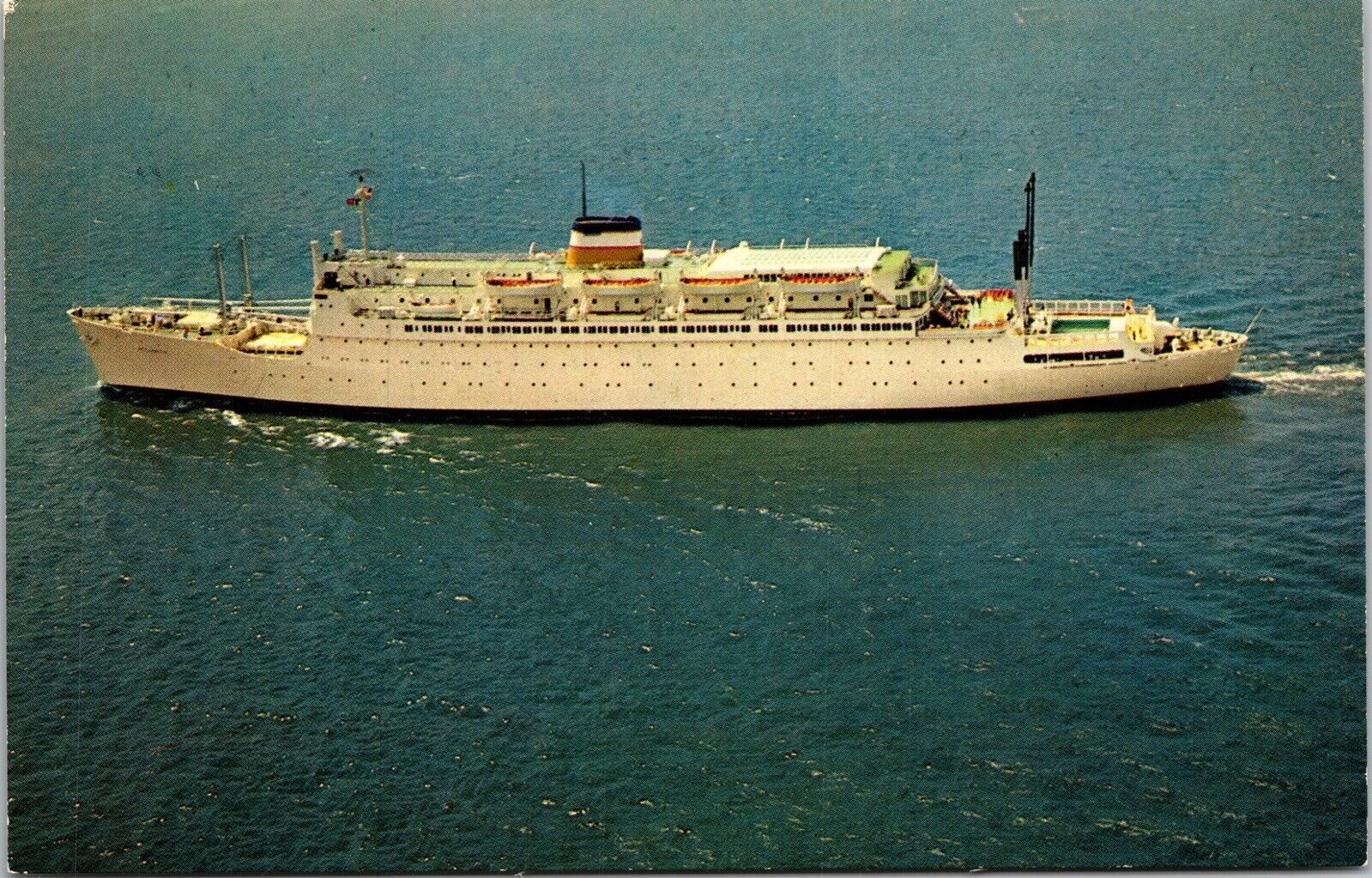 SS Atlantic American Export Isbrandtsen Lines Cruise Ship Ocean Chrome ...
