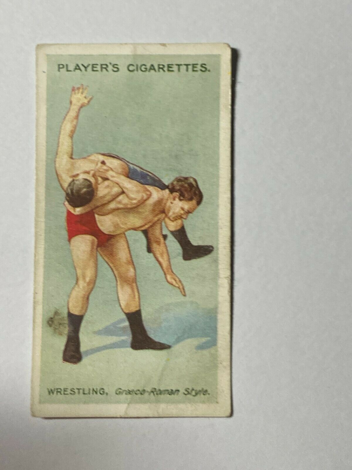 Cigarette Card - Players Wrestling & JU Jitsu #04 Half Nelson (Uu253 ...