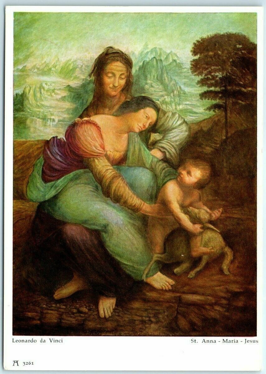 Postcard - St. Anna - Maria - Jesus By Leonardo Da Vinci | Other ...