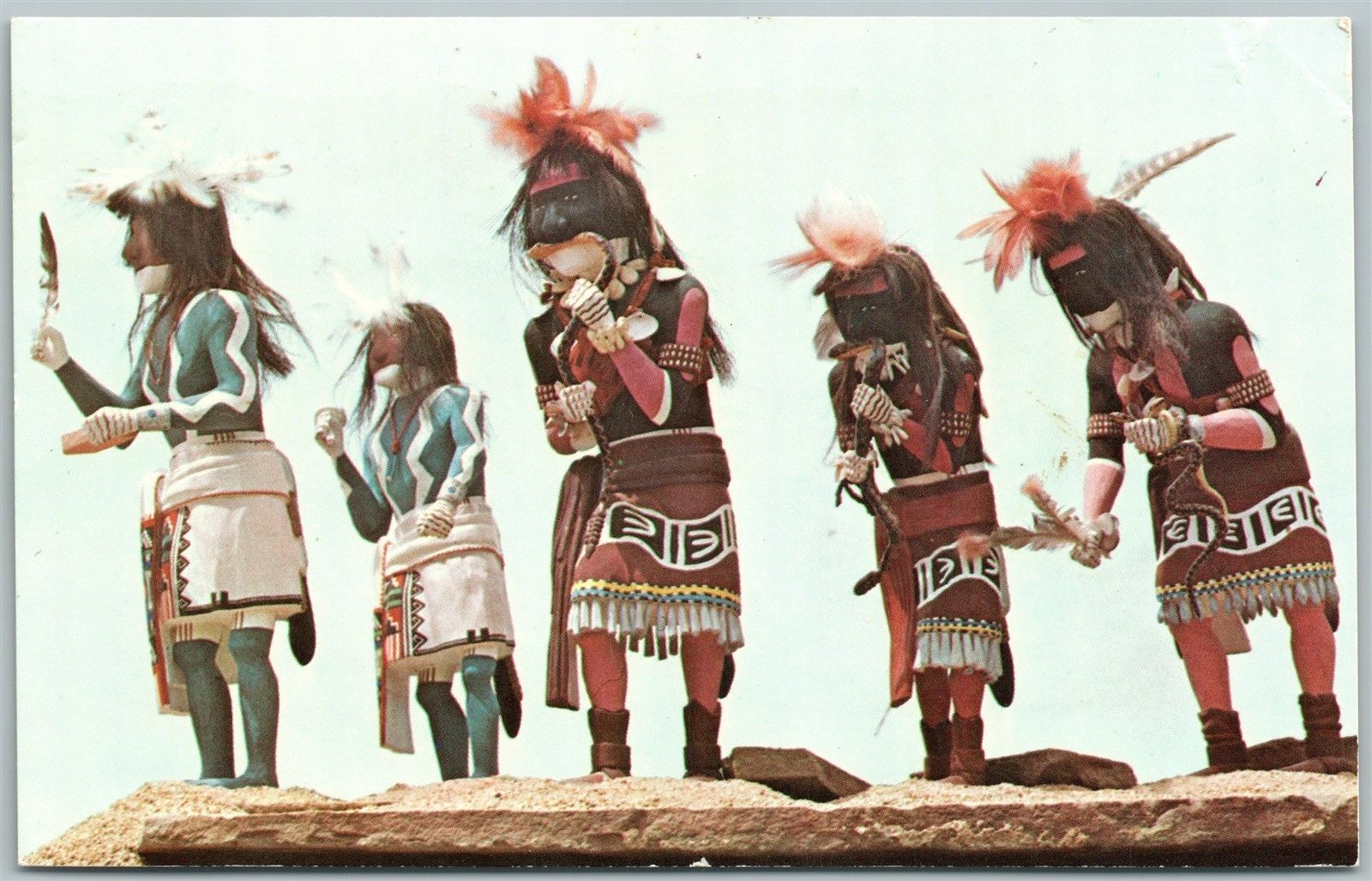 Hopi Indian Snake Dance Figure Museum of New Mexico Vintage Postcard ...