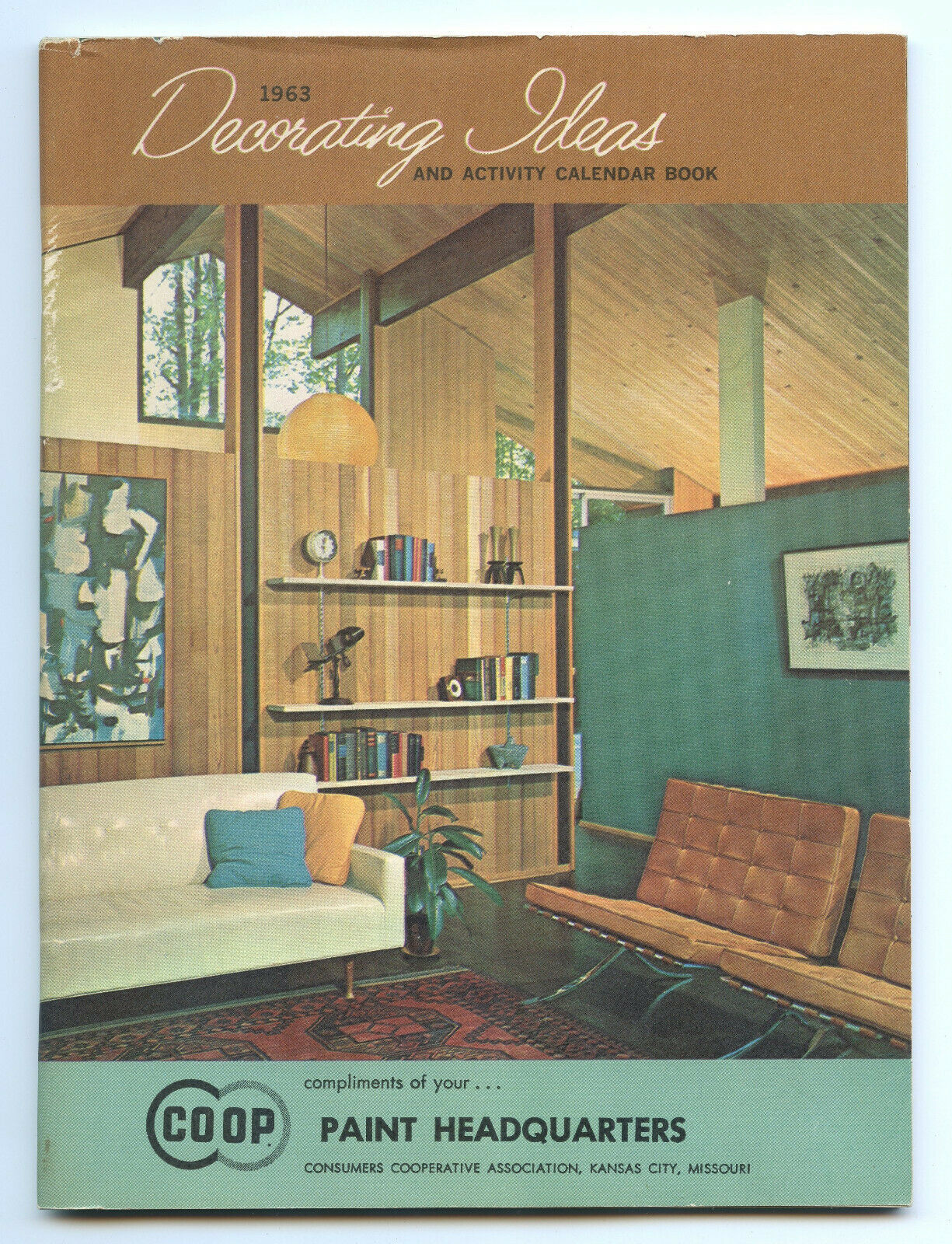 Vintage 1963 COOP Decorating Ideas And Activiity Calendar Book ...