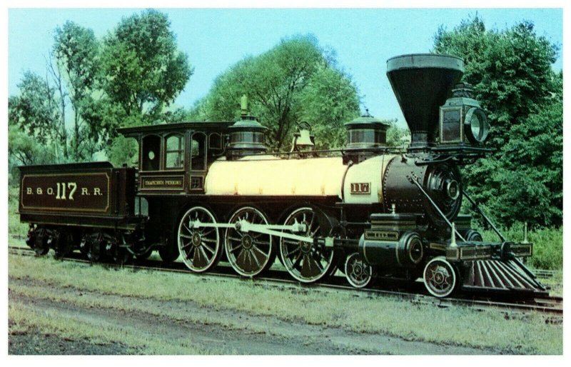 Thatcher Perkins 1863 10 Wheel Locomotive on Baltimore and Ohio ...