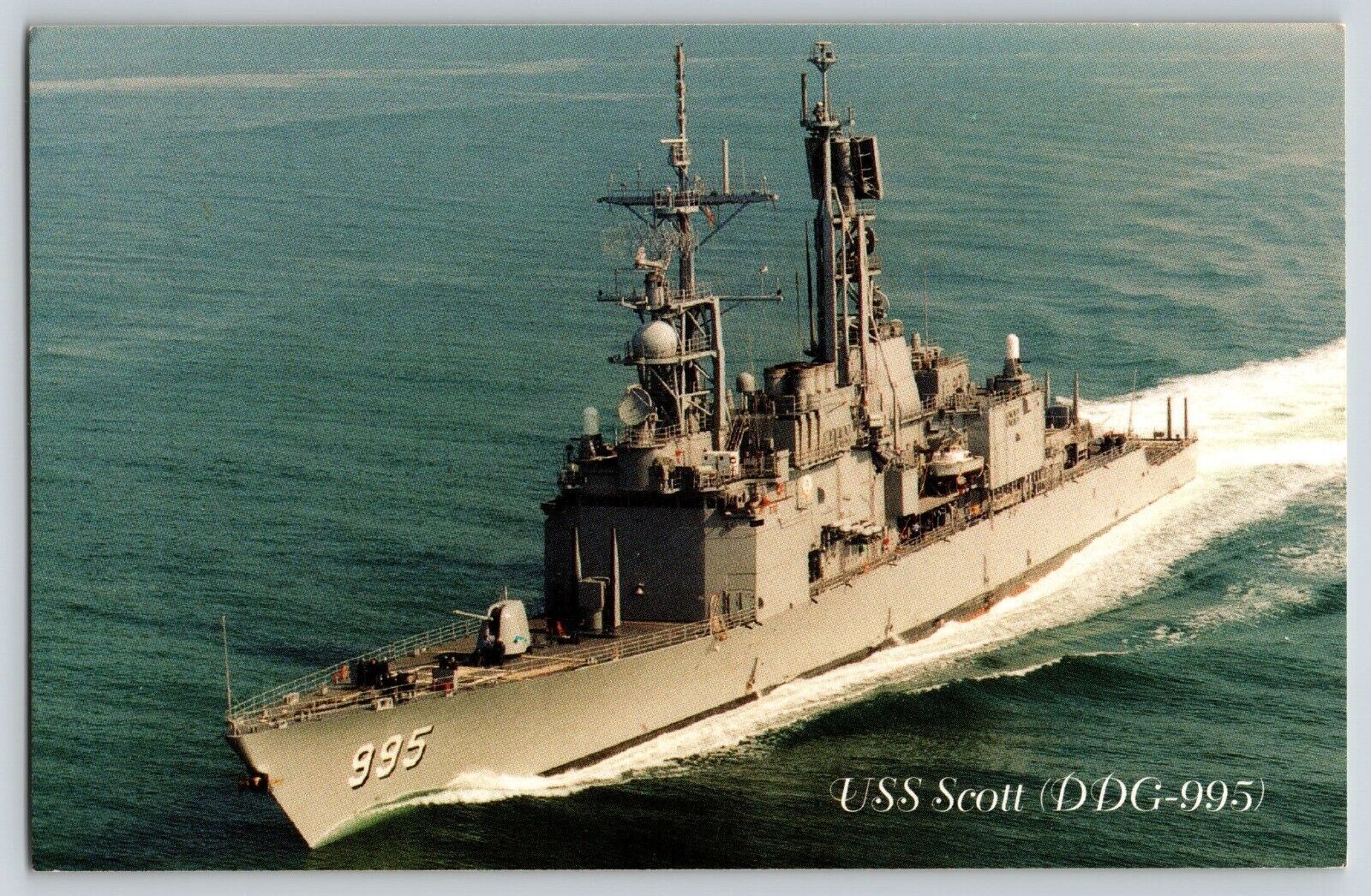Postcard US Navy Ship - USS Scott (DDG-995) | United States - Other ...