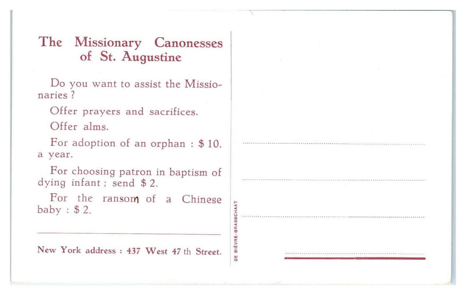 India, Missionary Canonesses of St. Augustine Postcard *1609H | Other ...