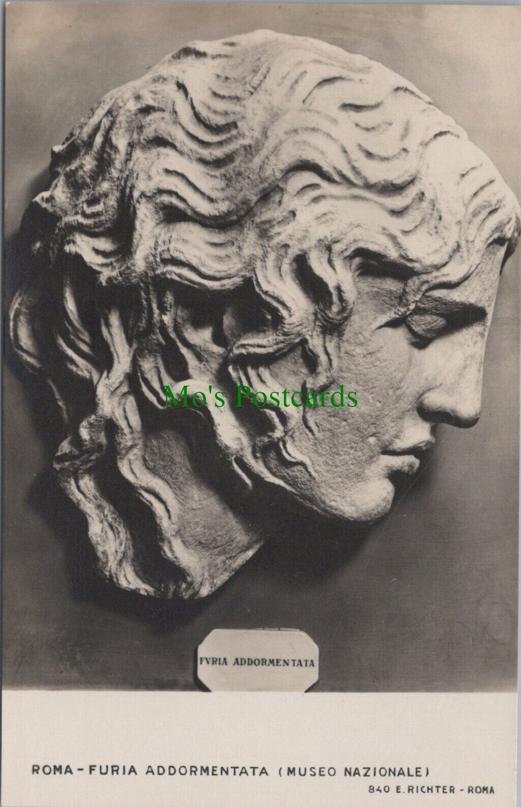 Italian Art Postcard - Rome Roma Museo Nazionale Furia Addormentata ...