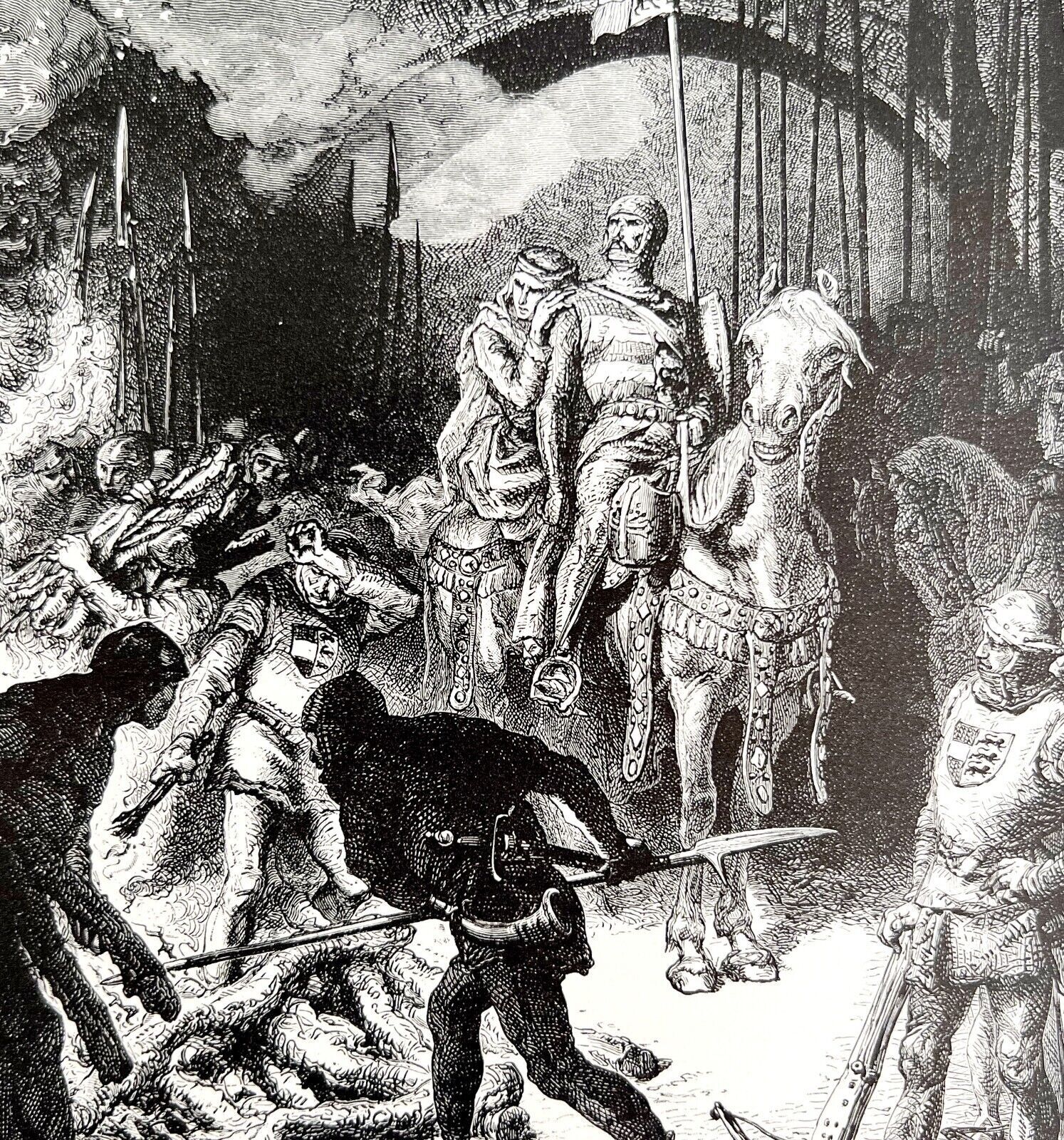 The CID Ordering The Execution Of Ahmed Print Victorian 1894 Military ...