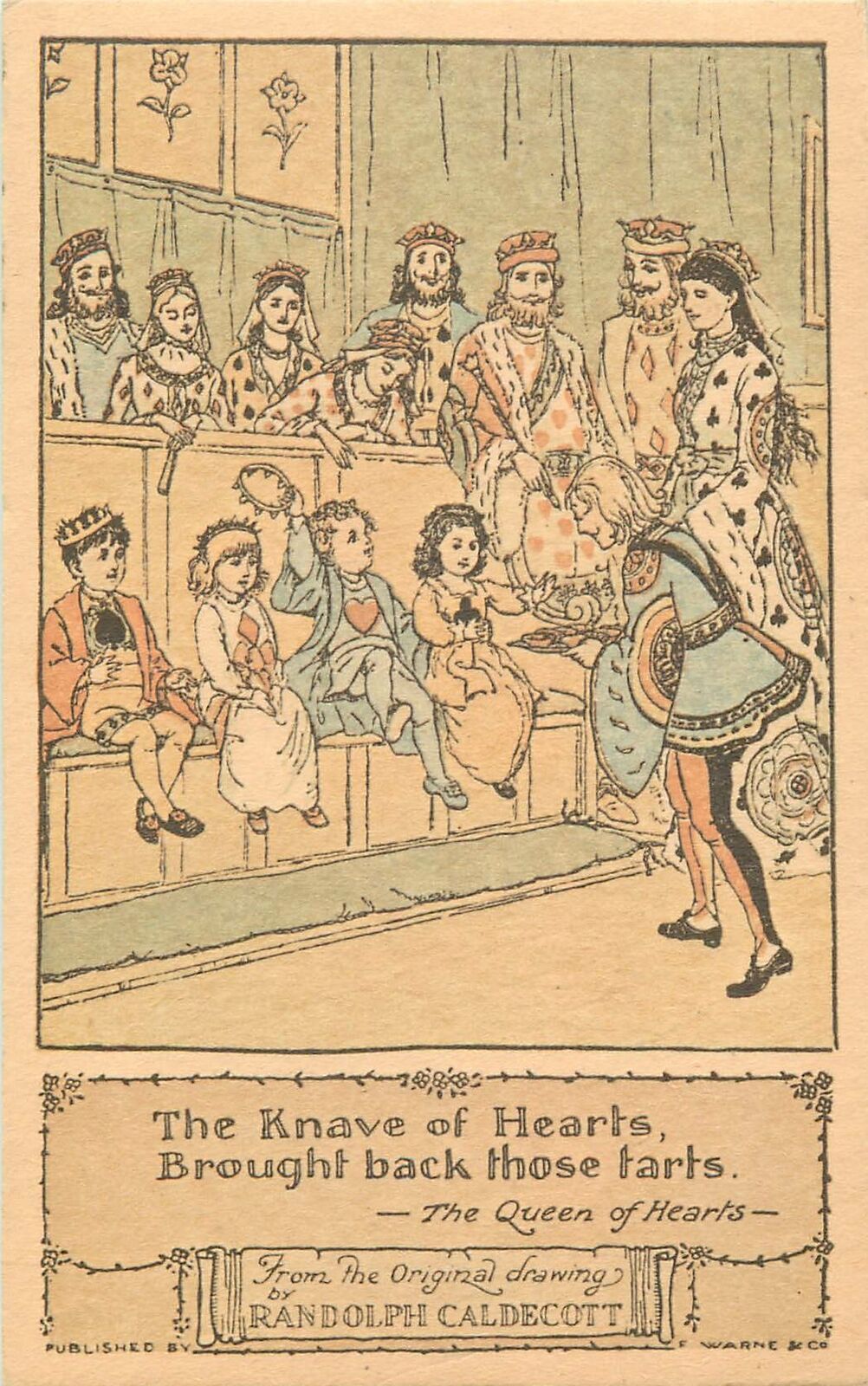 Frederick Warne 1974 from a Randolph Caldecott drawing The Knave of ...