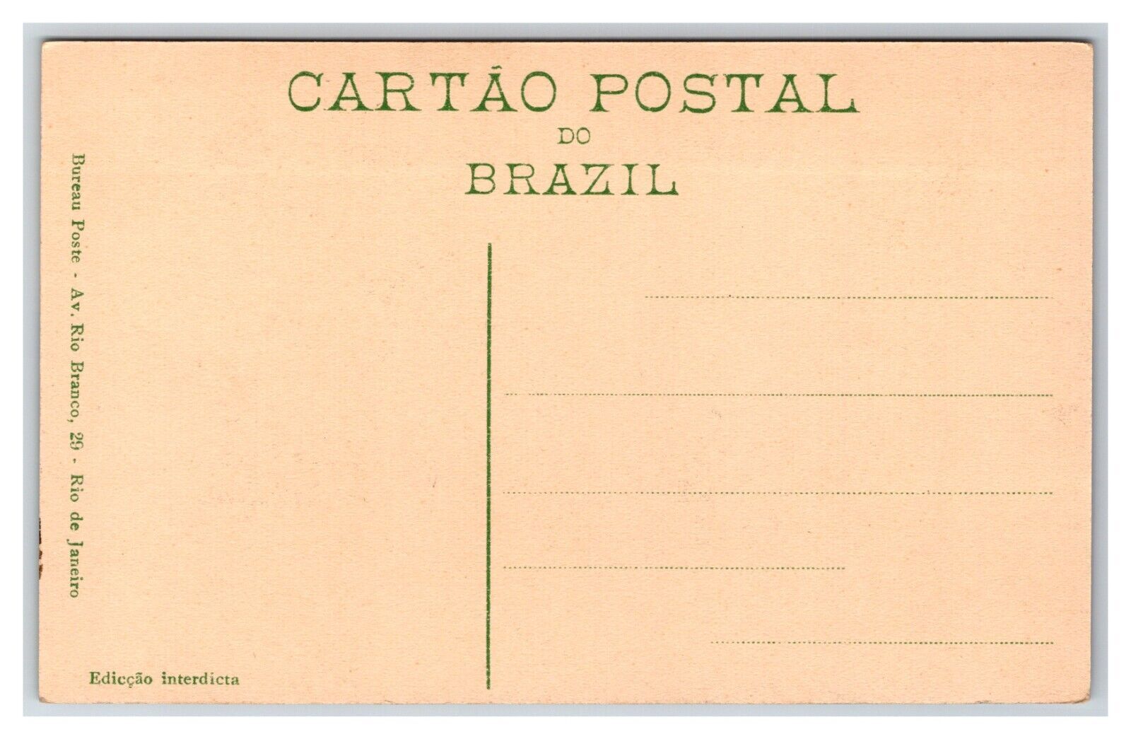 Parque Da Boavista Park Rio De Janeiro Brazil UNP DB Postcard L17 ...