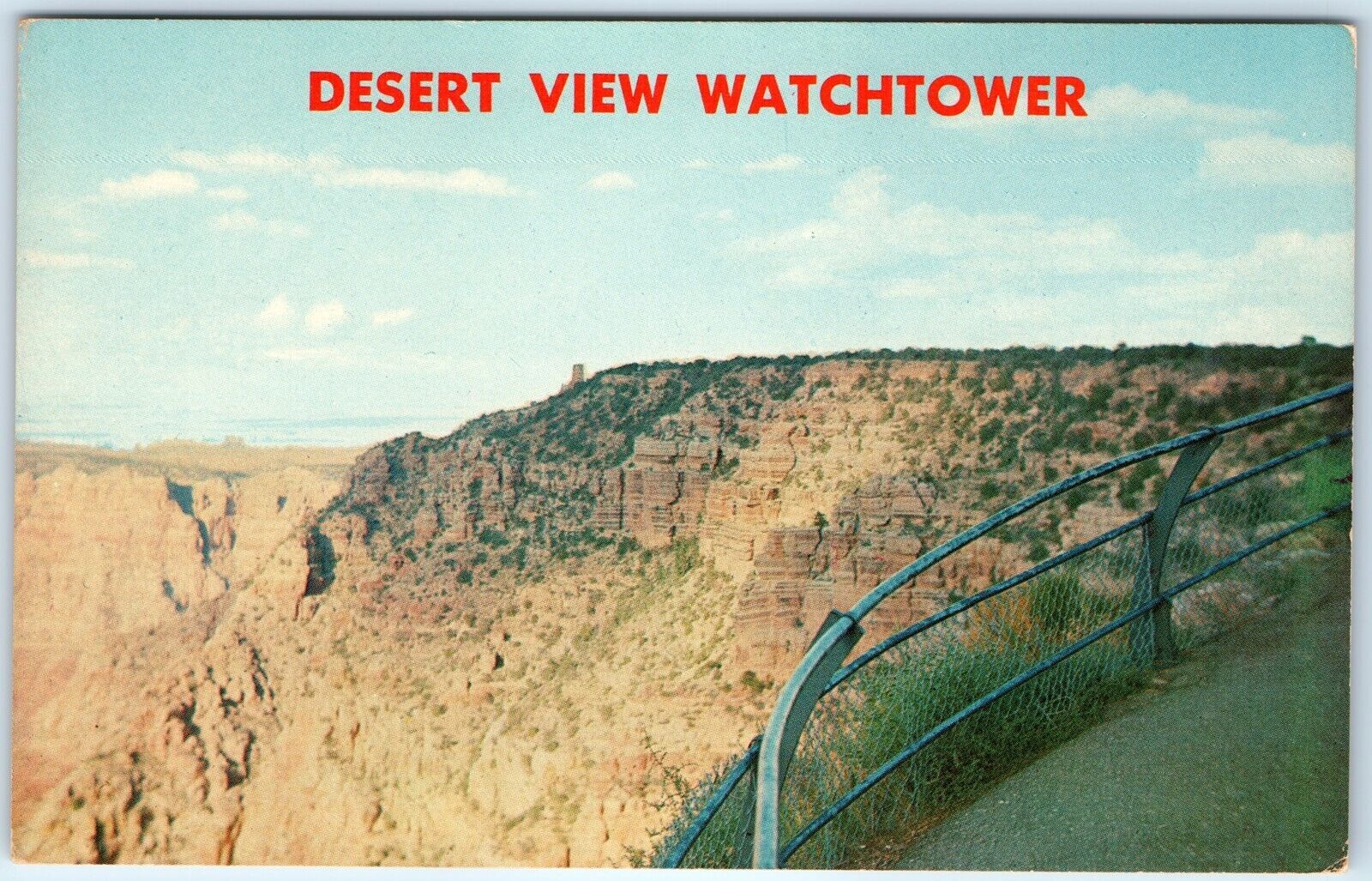 c1960s Grand Canyon, AZ Desert View Watchtower East Rim Drive Navajo ...