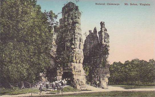 Virginia Mount Solon Natural Chimneys Albertype | United States ...