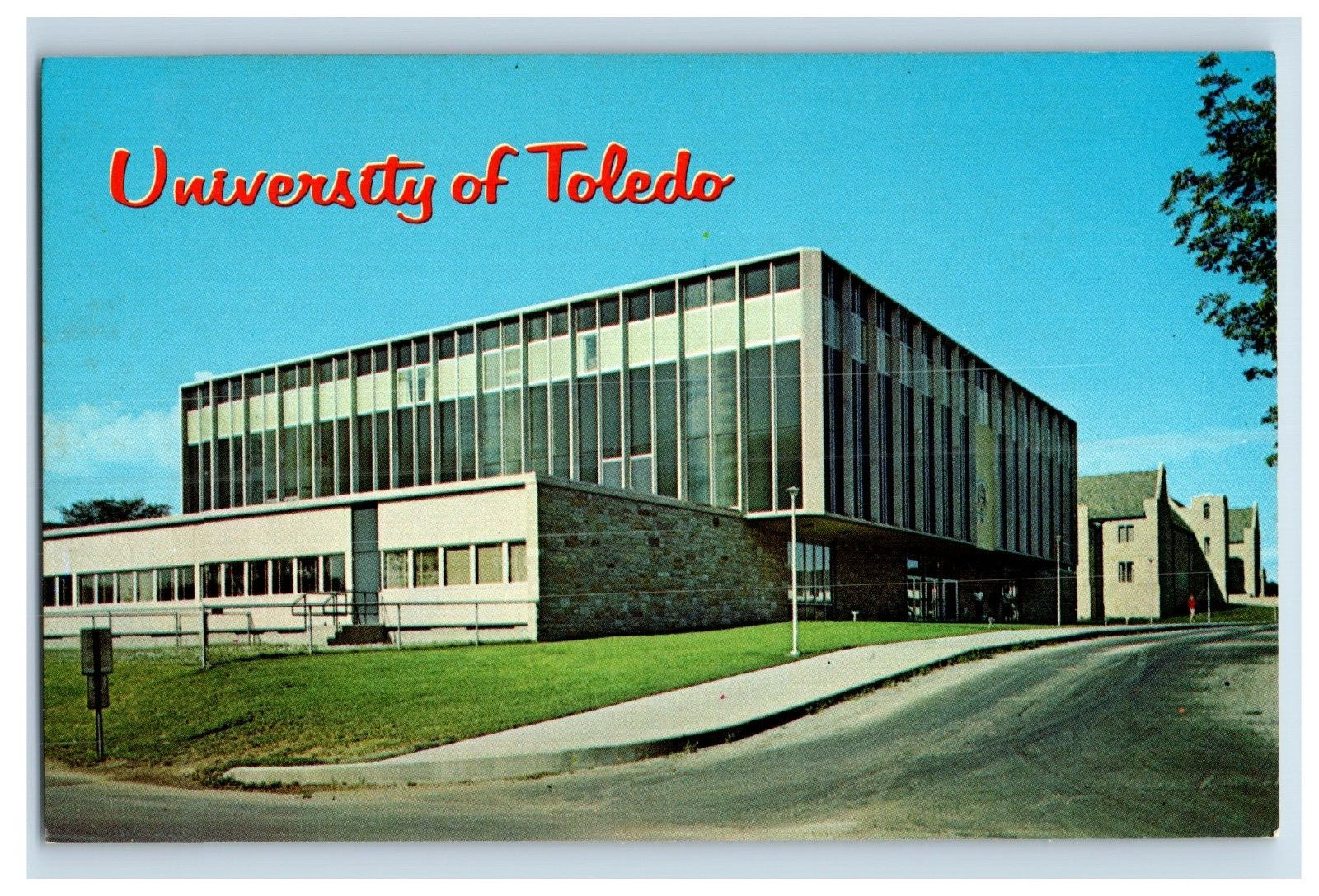 Vintage University Of Toledo Campus, Toledo, Ohio. Postcard P225E ...