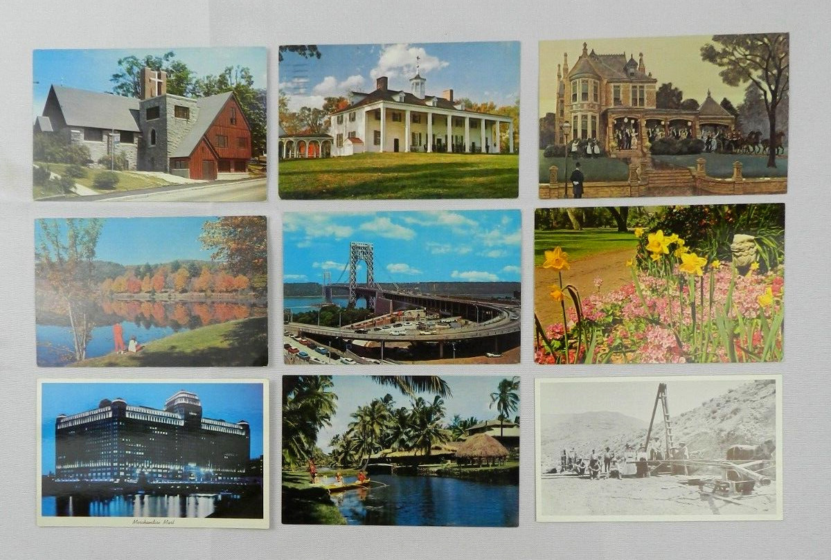Huge Lot Postcards 1000+ U.S.A. Towns Streets Landscape States Holiday ...