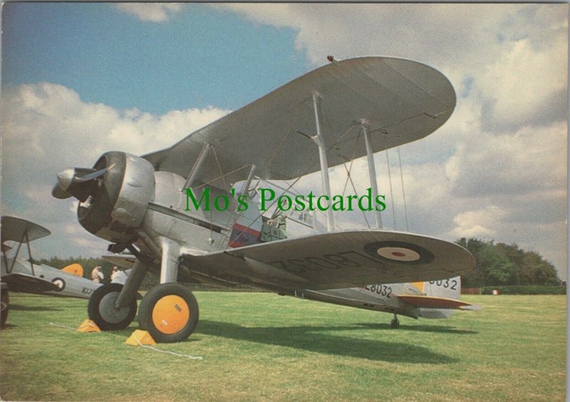 Aviation Postcard - The Gloster Gladiator Aeroplane, Vintage Aircraft ...