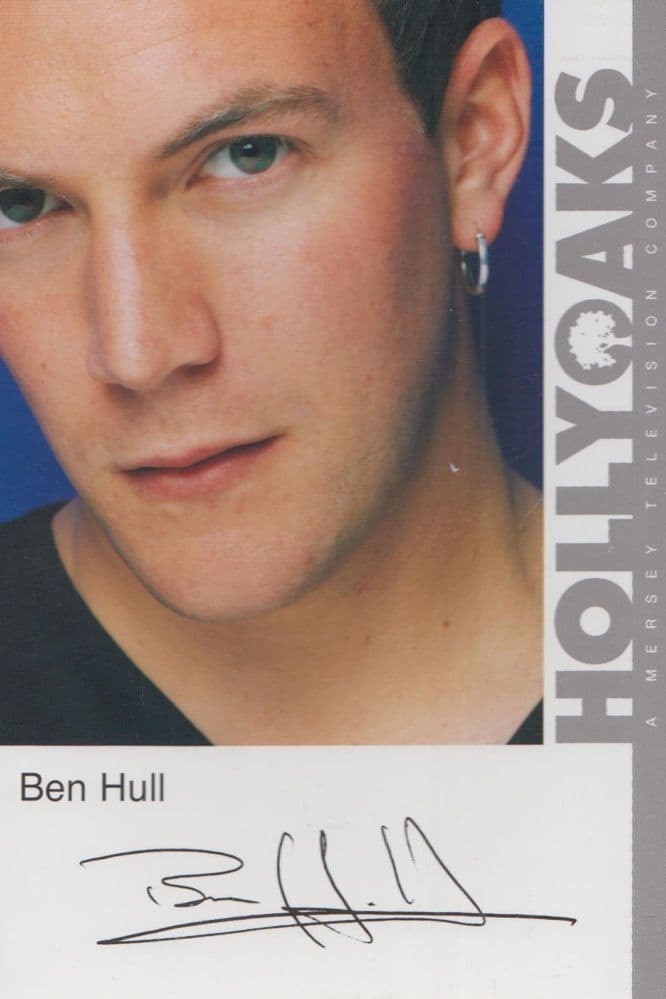 Ben Hull Hollyoaks Vintage Official Rare Cast Card Photo | Topics ...