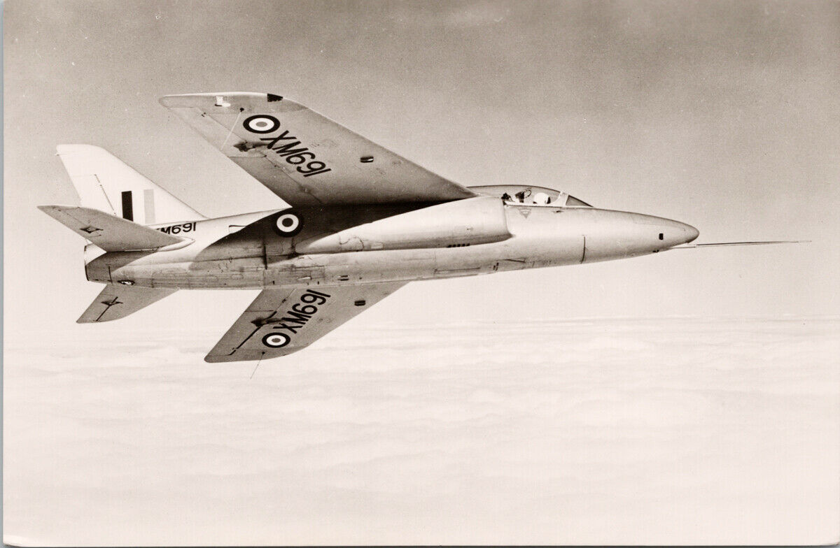 Folland Gnat Trainer Airplane British Jet Aircraft Aerohobby RPPC ...