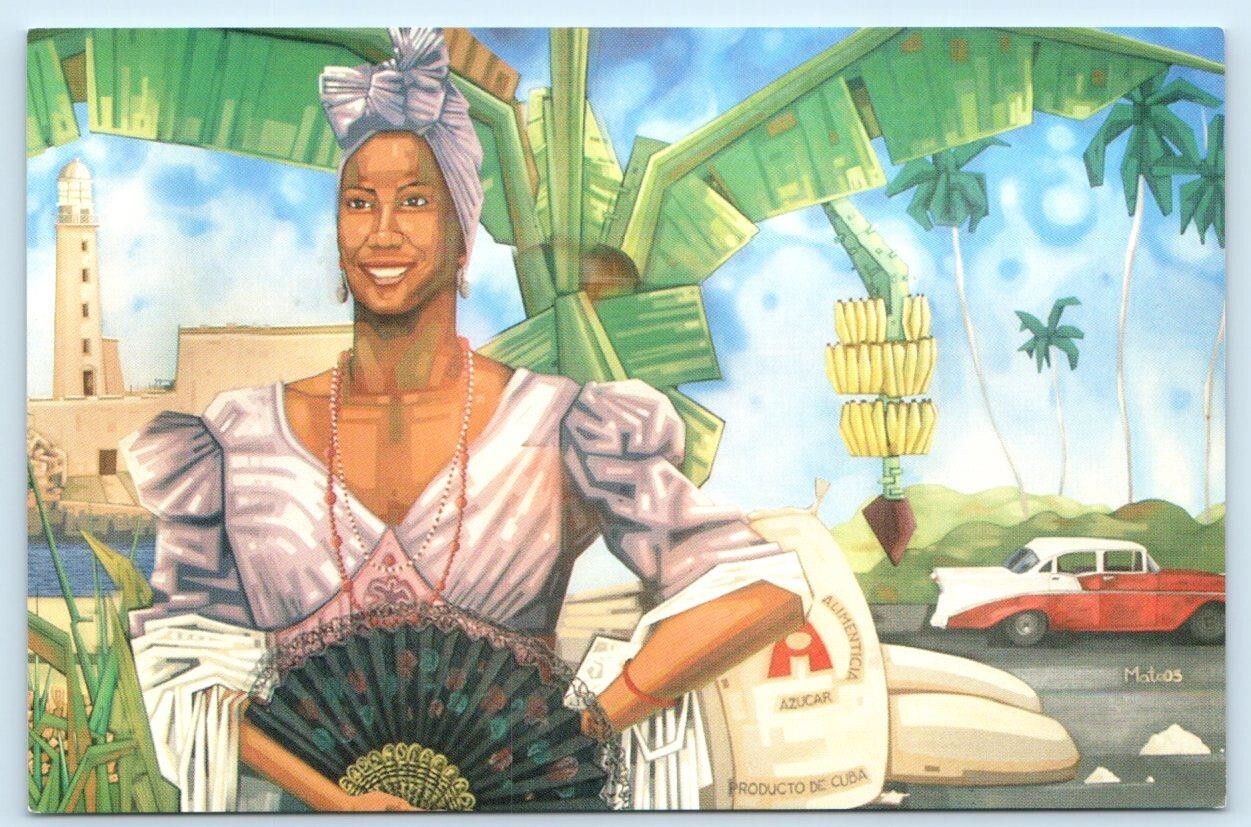 NEW YORK CITY, NY~ Cuban Restaurant AZUCAR Advertising Art Mateo? 4"x6 ...
