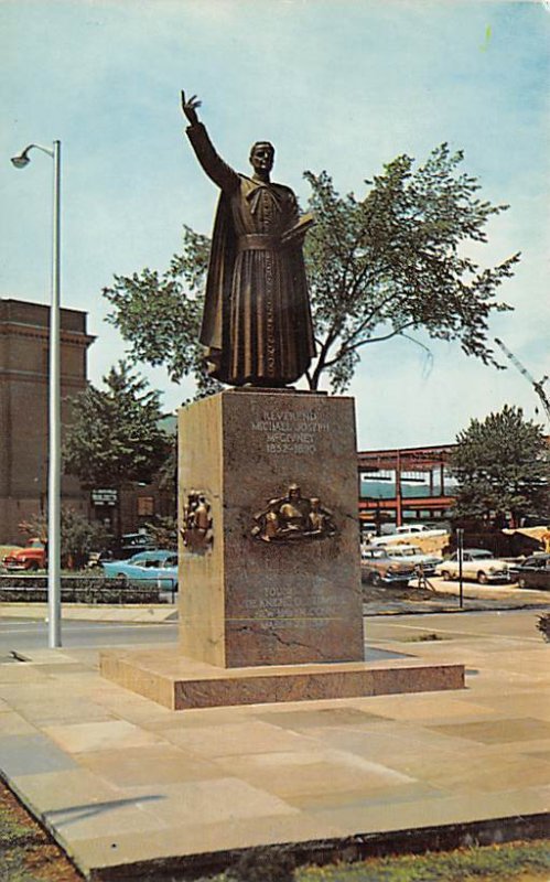 Statue Of Reverend Michael Founder Of Knights Of Columbus - Waterbury ...