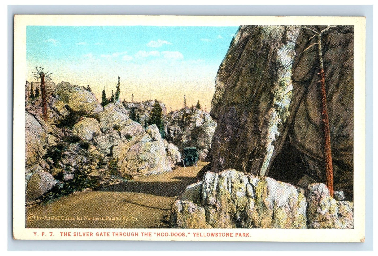 Vintage The Silver Gate THrough The Hoo-Doo, Yellowstone Park Postcard ...