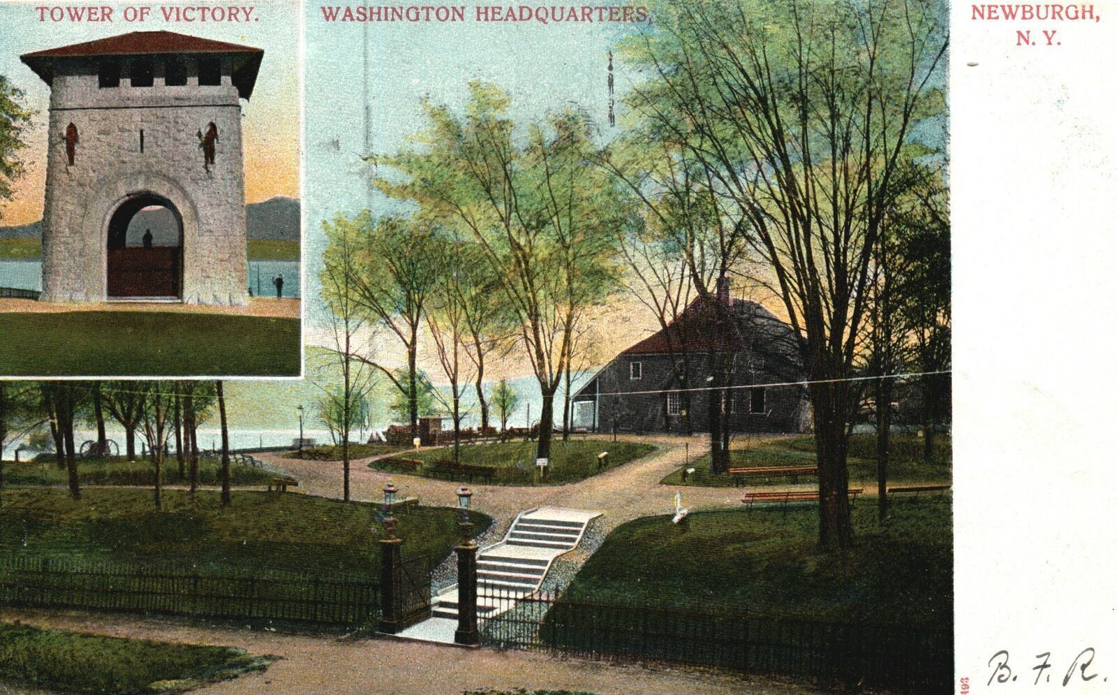 Vintage Postcard 1906 Tower of Victory Washington Headquarters Newburgh ...