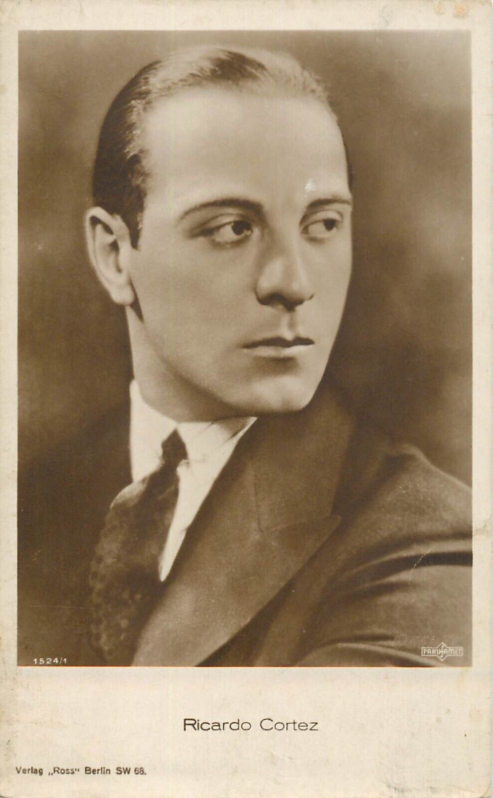 Postcard cinema film star movie actor Ricardo Cortez | Other / Unsorted ...