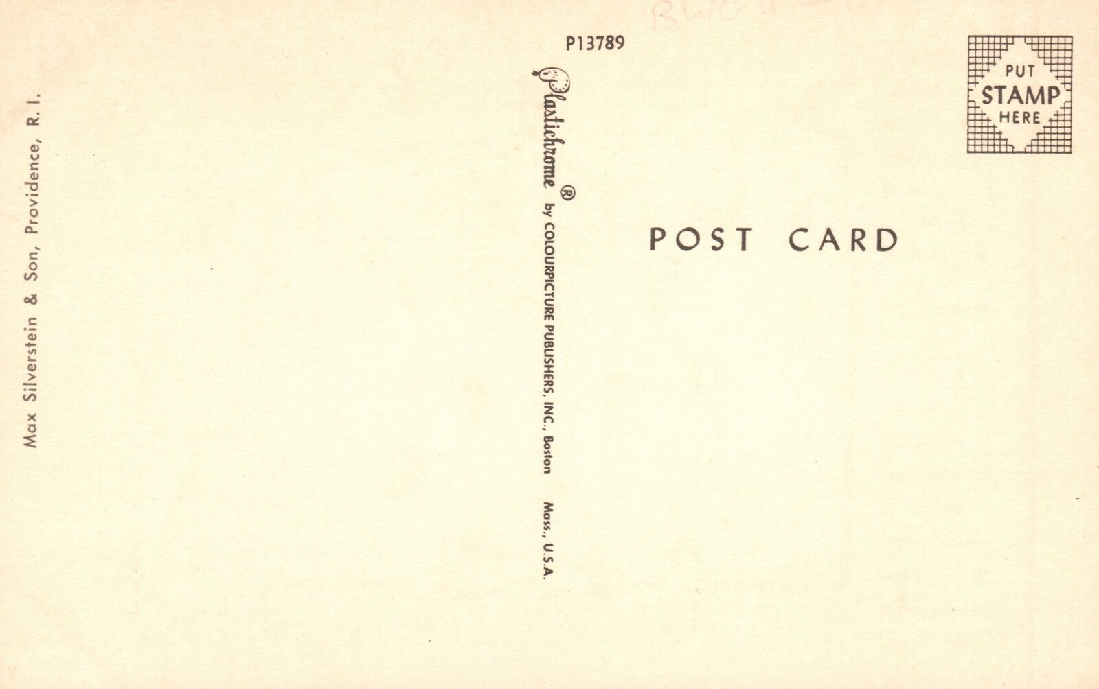 Vintage Postcard Greetings From Rhode Island State Map R. I. Pub Max ...