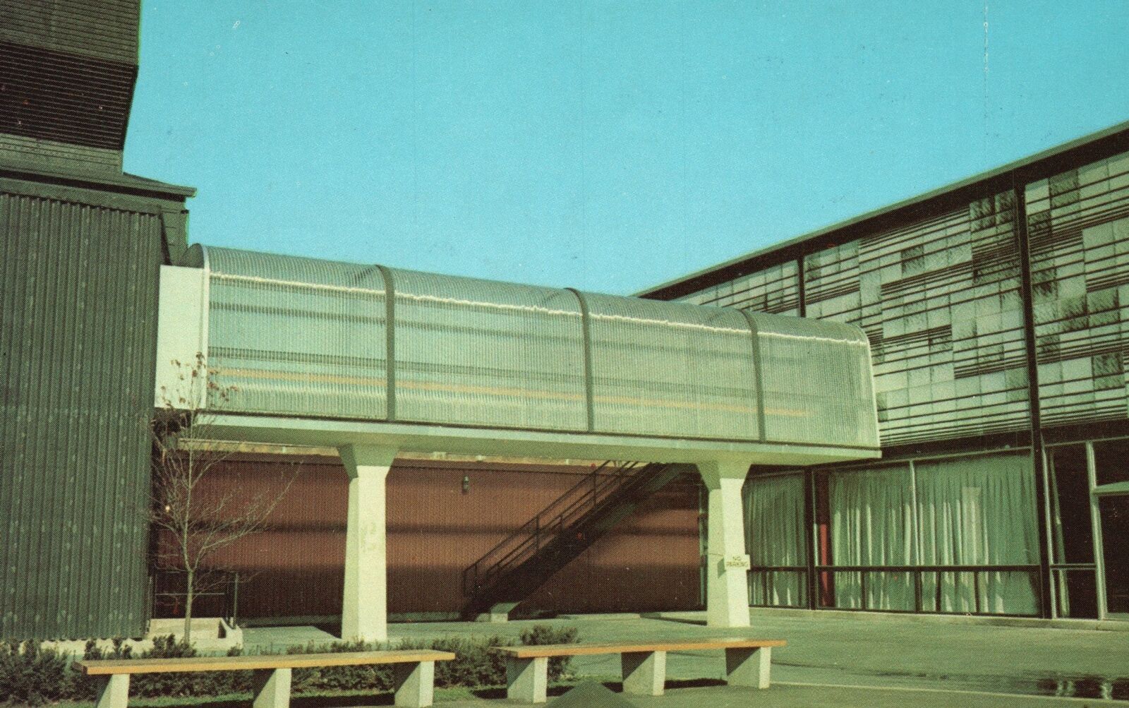 Postcard Pyrex Bridge The Corning Glass Center Building Corning New ...