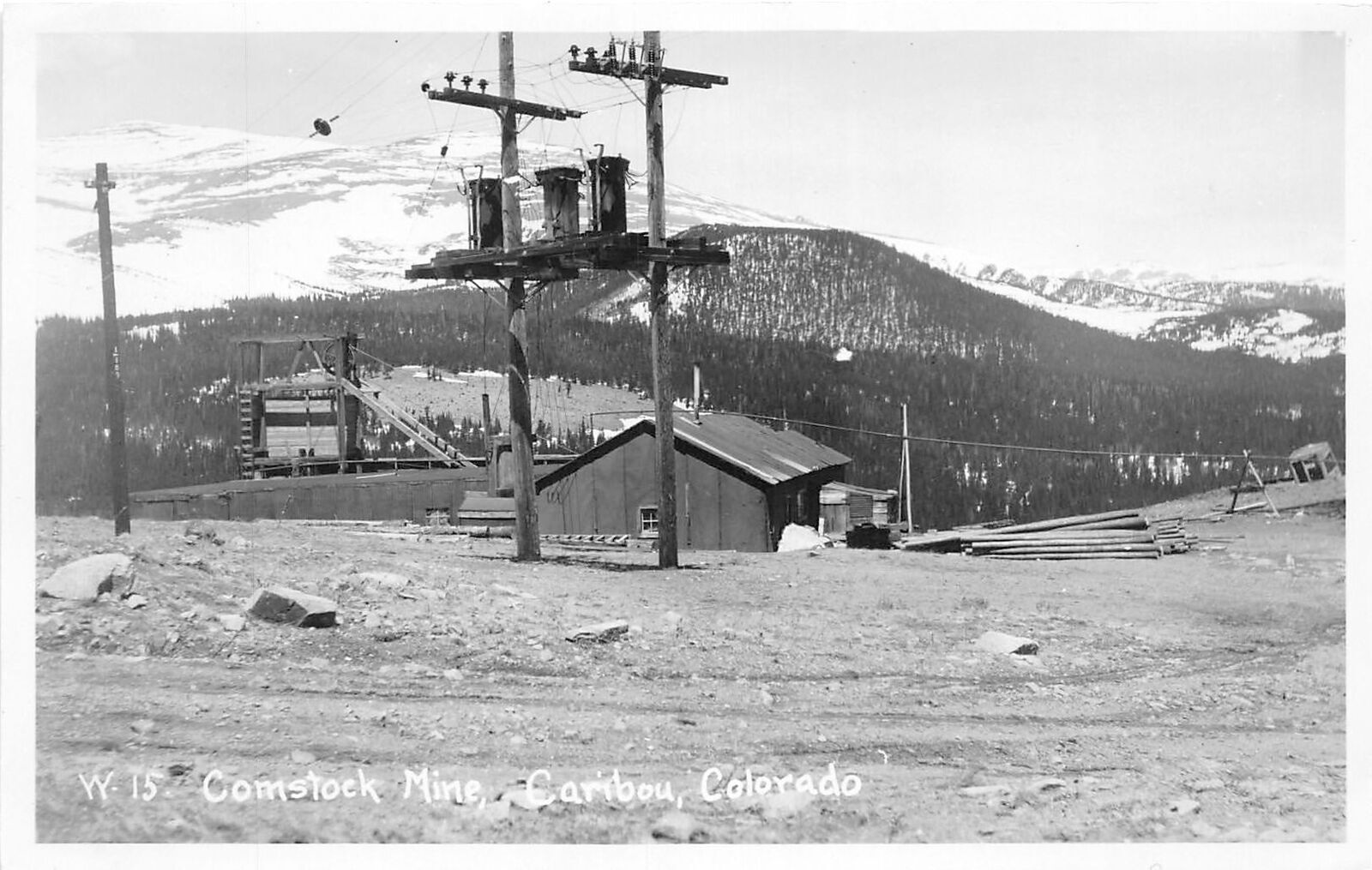 J66/ Caribou Colorado RPPC Postcard c1960s Comstock Mine 71 | United ...