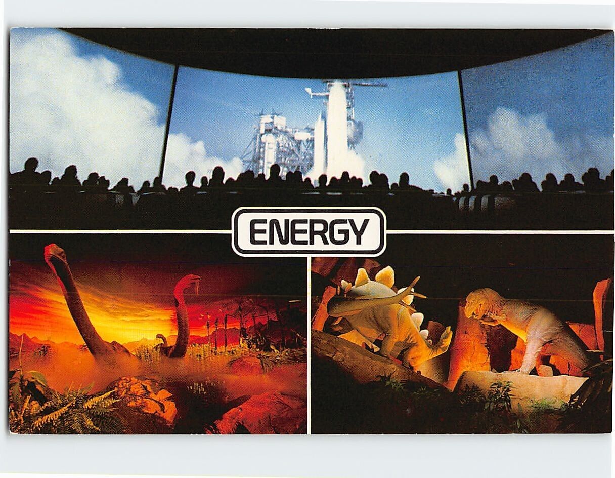 Postcard Energy, Future World, Epcot Center, Walt Disney World, Bay ...