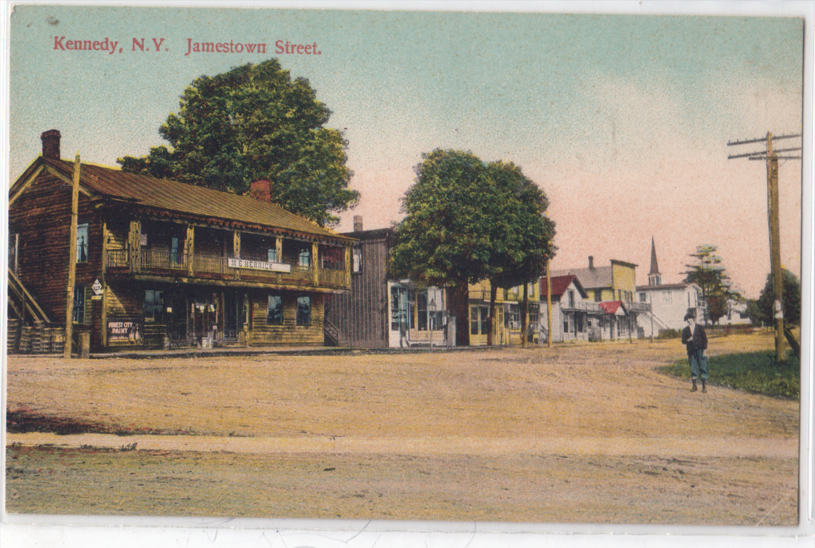 Jamestown St. Kennedy NY | United States - New York - Other, Postcard ...