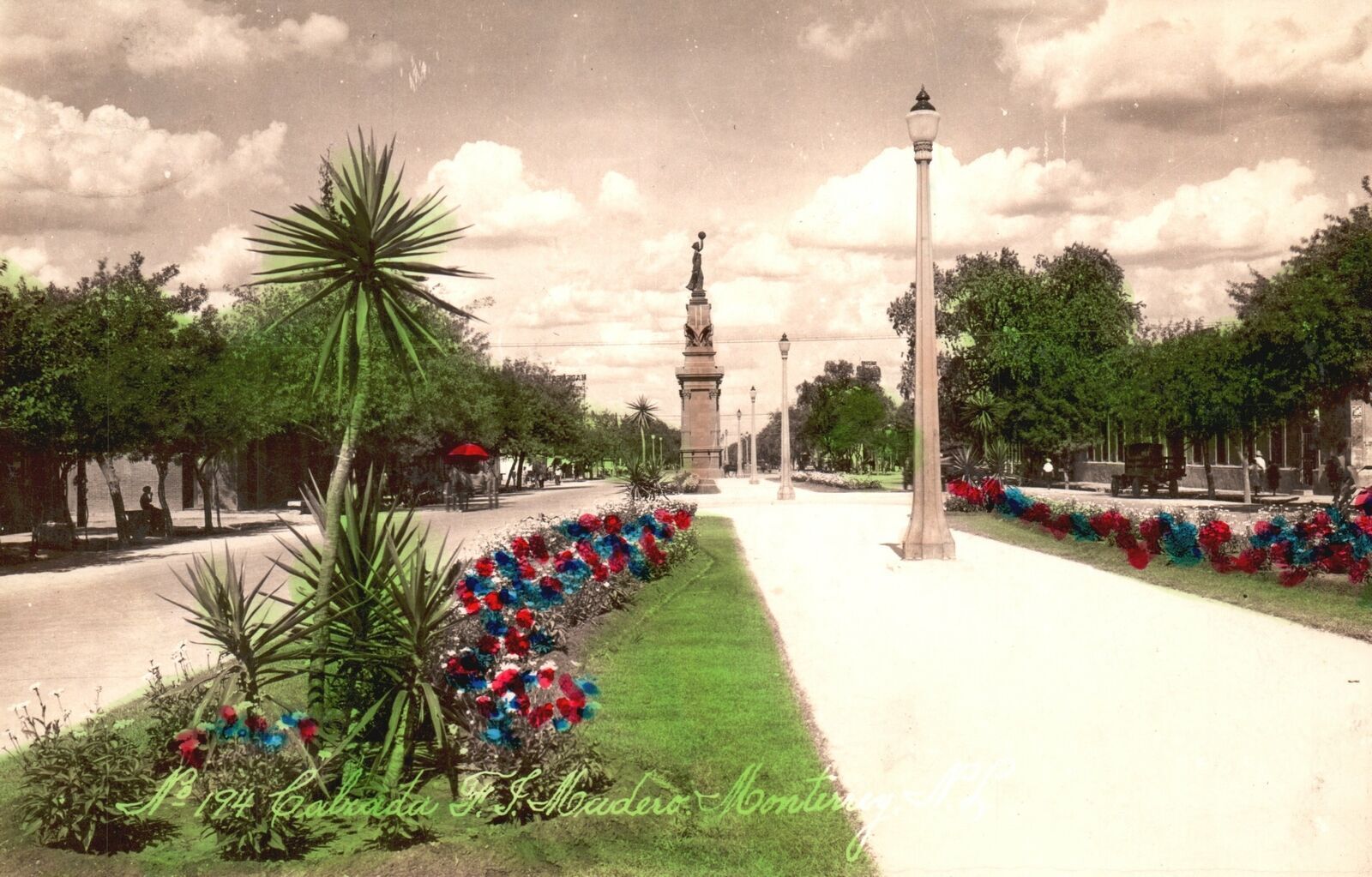 Vintage Postcard Cabrada F. I. Nadero Montery Park Monument Attraction ...